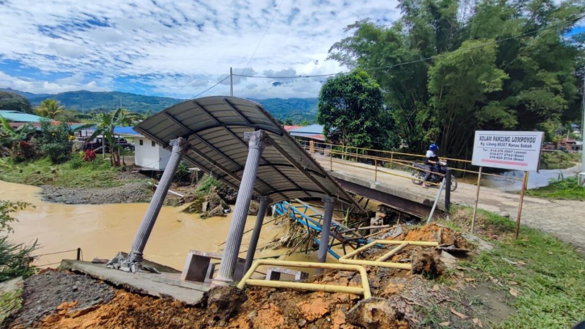 Kerajaan Sabah sedang menilai kerosakan akibat tanah runtuh