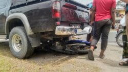 Mekanik bawah pengaruh dadah maut motosikal rempuh trak pikap