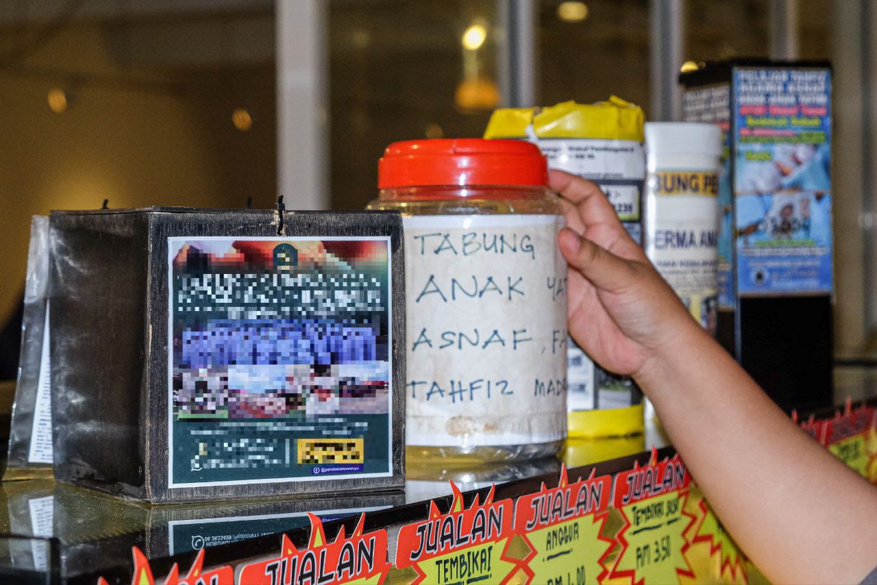 Hati-hati tabung derma palsu di restoran, stesen minyak
