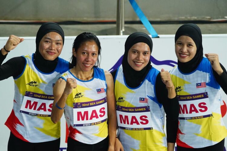 Kuartet wanita raih gangsa dan pecahkan rekod kebangsaan