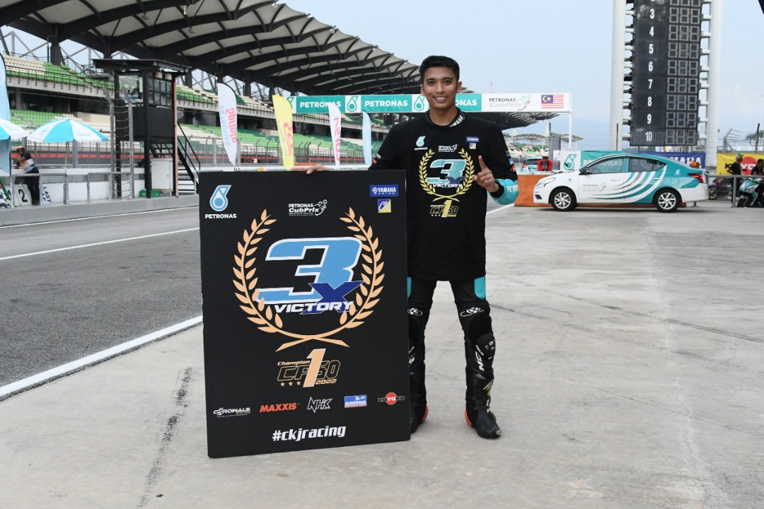 Afif juara CP 150 Cub Prix 2022