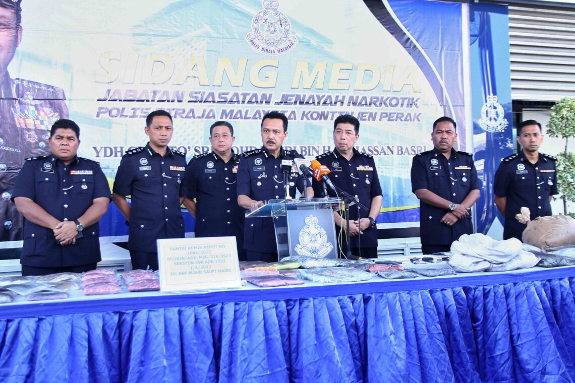 Polis Perak rampas dadah RM5.5 juta