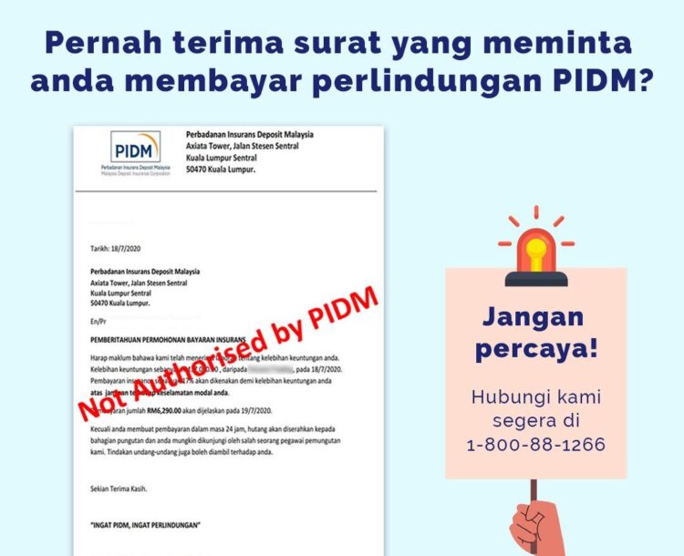 Awas penipu menyamar daripada PIDM - Utusan Malaysia