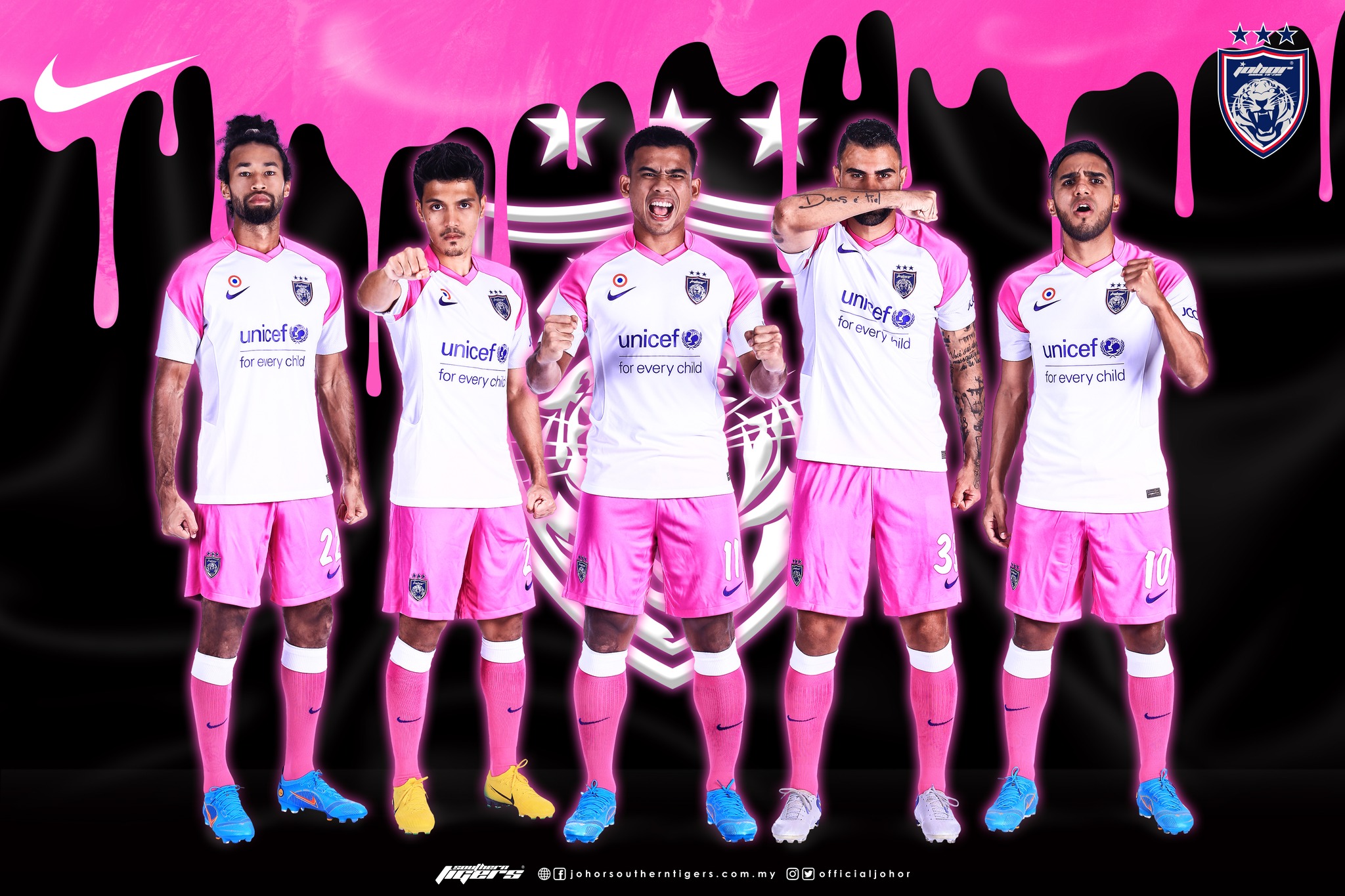 JDT perkenal jersi baharu, kekal identiti warna bendera Johor - Utusan ...