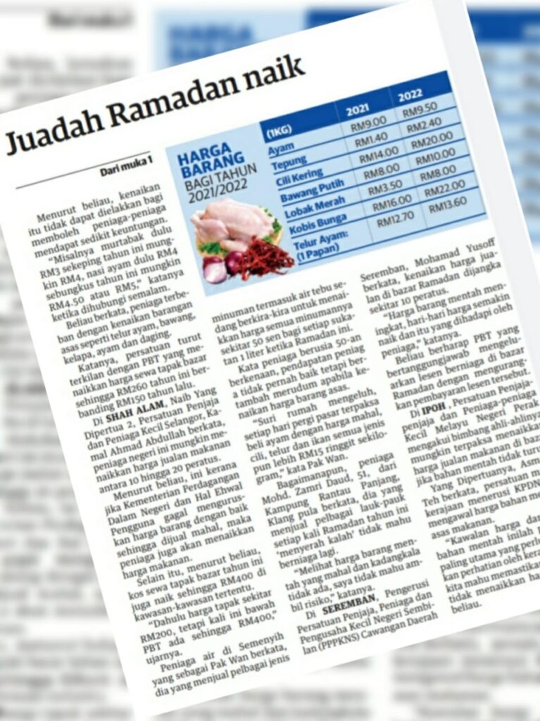 Timbalan Menteri akui harga barang akan naik