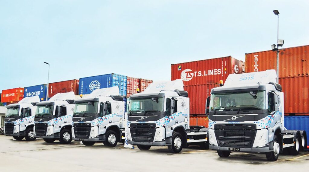 Kontena Nasional telah memperoleh 30 penggerak utama daripada Volvo