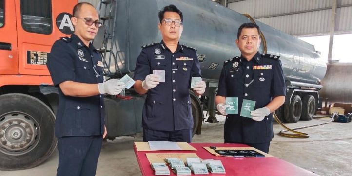 Tiga Lelaki Ditahan Seleweng Diesel Bersubsidi
