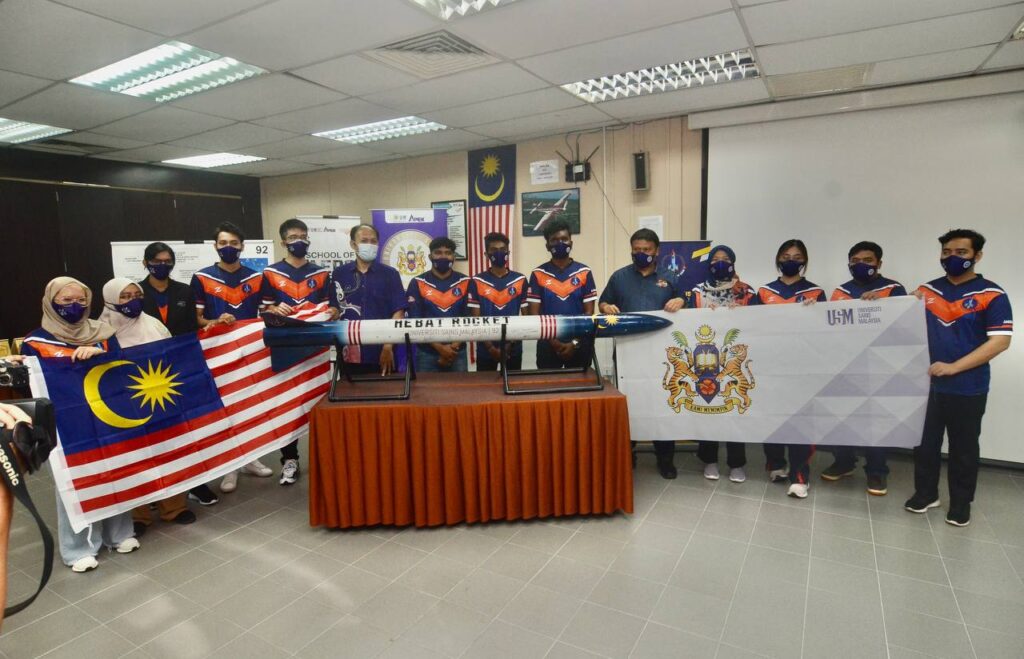 Penuntut USM pertaruh Roket Hebat di Spaceport America Cup 2022