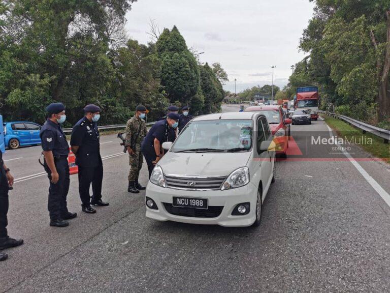 Langgar SOP rentas negeri polis arah patah balik dan kompaun RM1,000 ...